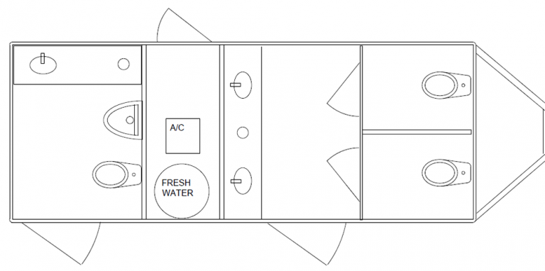 OI-3P - Portable Restroom Trailer - Optimus Industries
