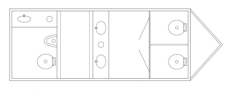 OI-316P - Portable Restroom Trailer - Optimus Industries